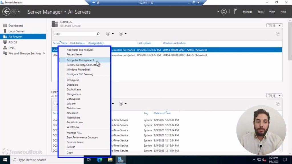 افزودن سرور به Server Manager در ویندوز سرور 2022شرکت ترند پرند