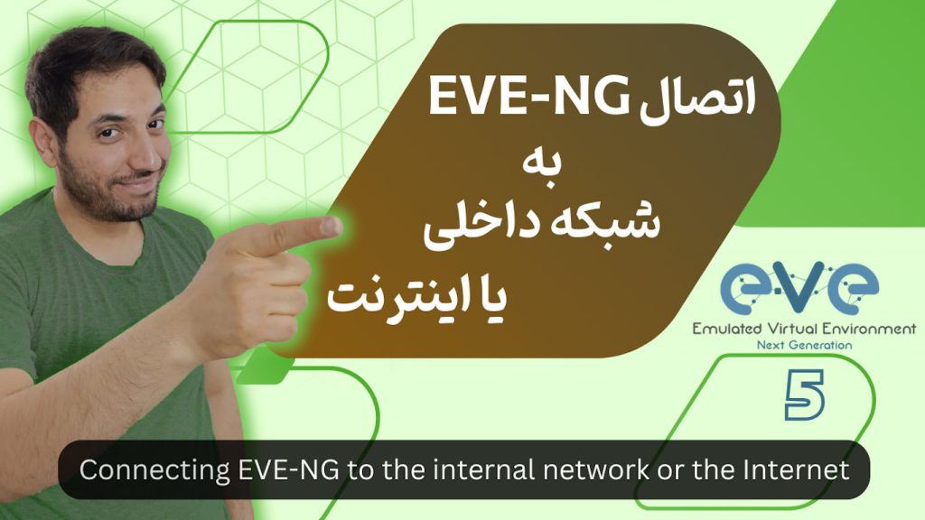ارتباط تجهیزات eve-ng با اینترنتشرکت ترند پرند